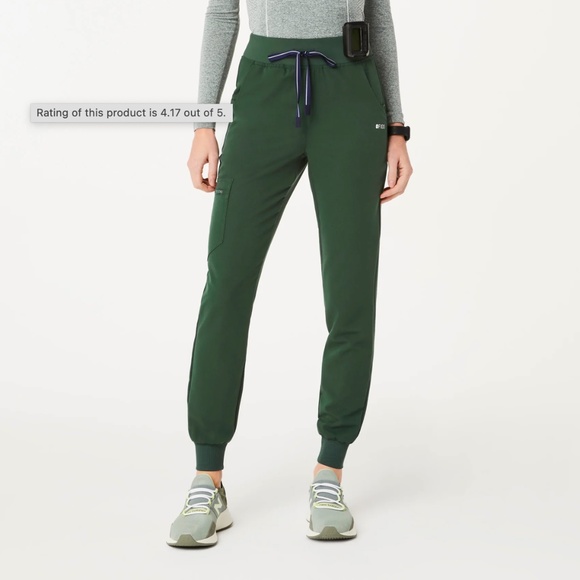 Figs | Pants & Jumpsuits | Figs British Racing Green High Waisted ...